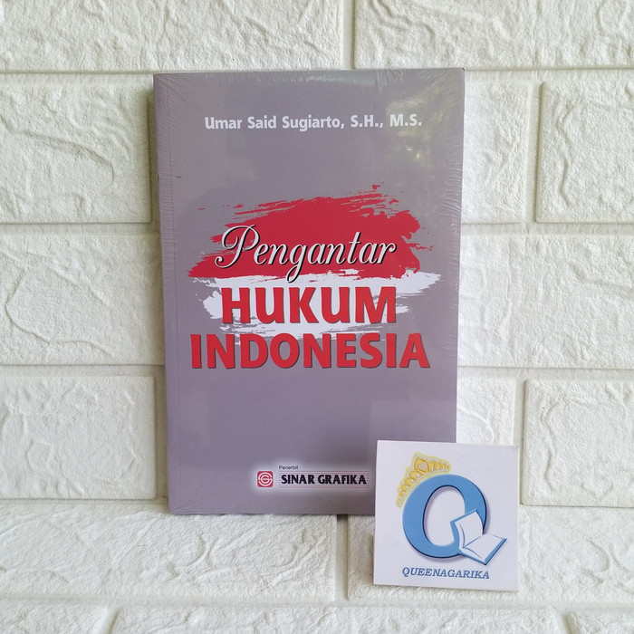 Jual Buku Pengantar Hukum Indonesia umar said SINAR GRAFIKA | Shopee Indonesia