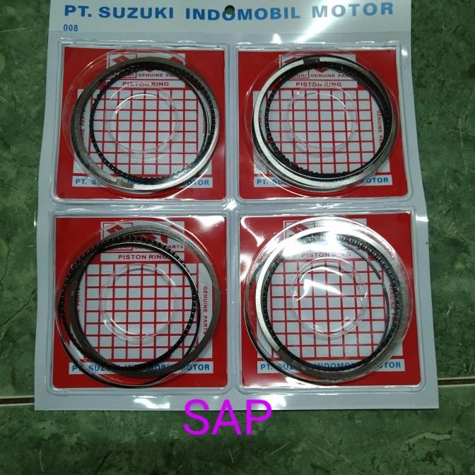 Jual RING PISTON SET RING SEHER APV/FUTURA INJECTION ASLI 12140.61J00 ...