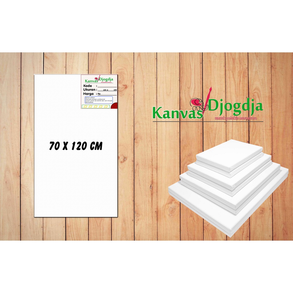 Jual Kanvas span standar ukuran 70 cm x 120 cm | Shopee Indonesia