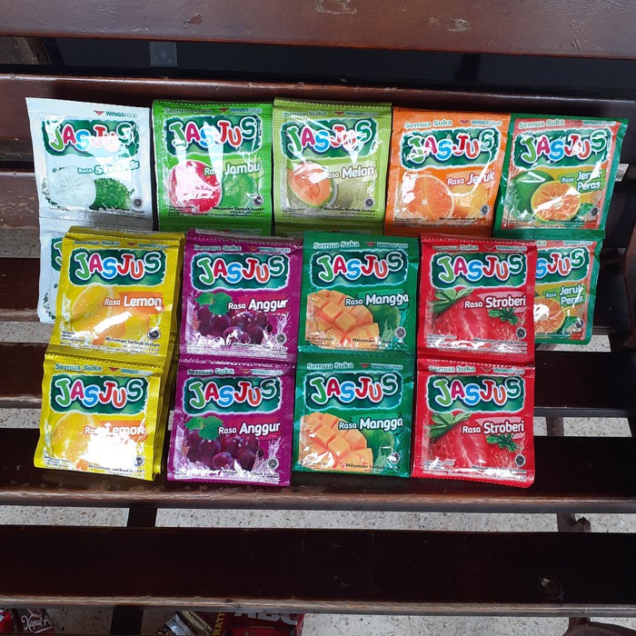 Jual [ JASJUS - 10 SACHET ] SERBUK MINUMAN BUAH SEGAR SACHET JAS JUS ...