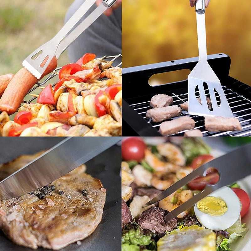 Jual Peralatan Masak BBQ Set Alat Masak Outdoor Panggang BBQ Stainless ...