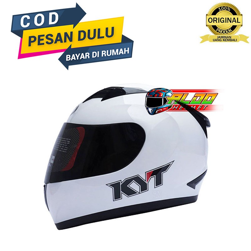 Jual HELM KYT R10 BLACK DOFF KACA SMOKE | KYT R 10 | HELM FULL FACE ...