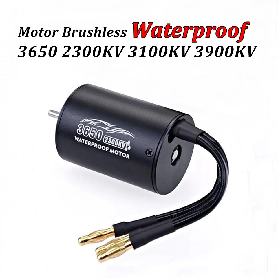 Jual Motor Brushless Waterproof 3650 2300KV 3100KV 3900KV | Shopee ...
