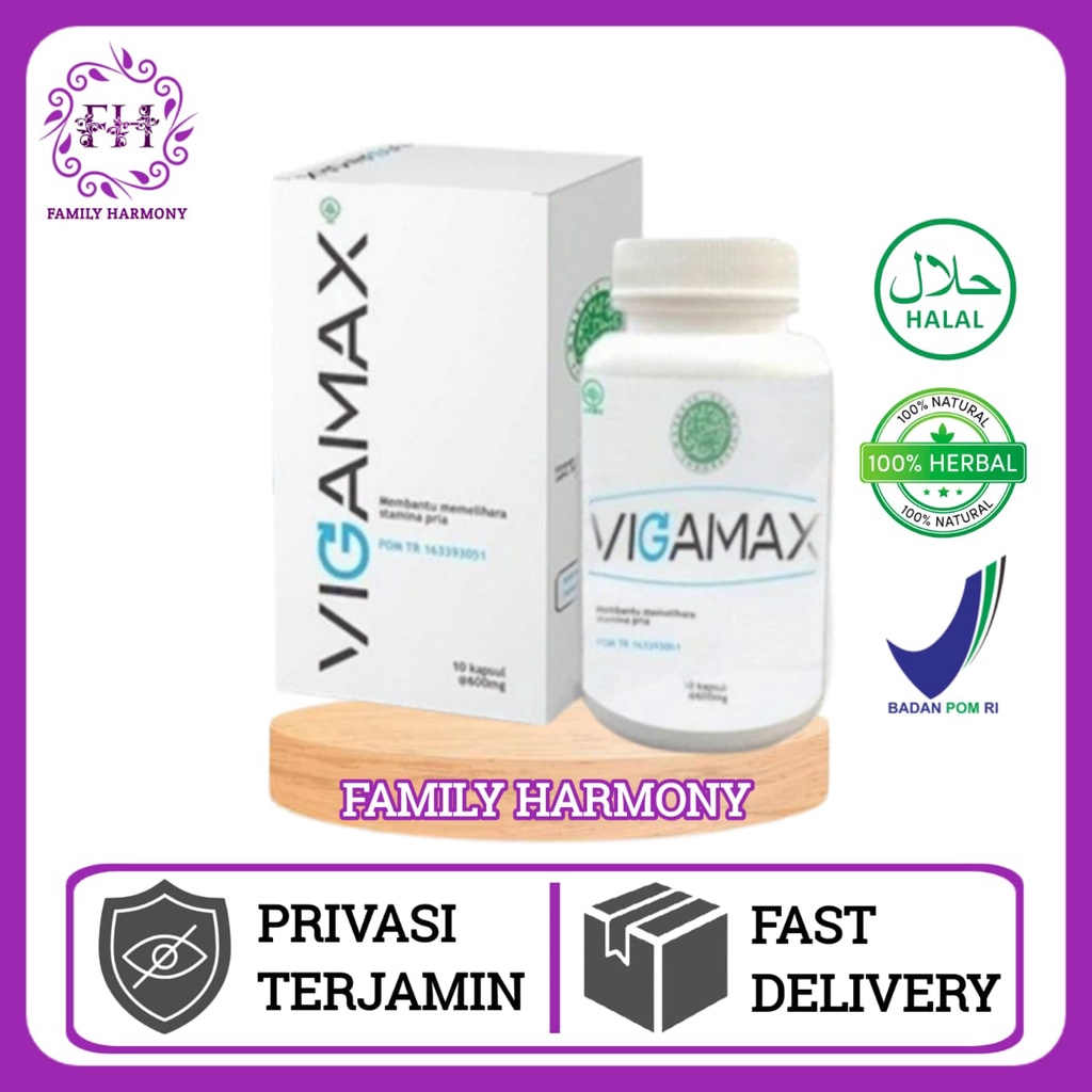 Jual Vigamax Original Suplemen Peningkat Kesehatan Vitalitas Pria Aman Bpom | Shopee Indonesia