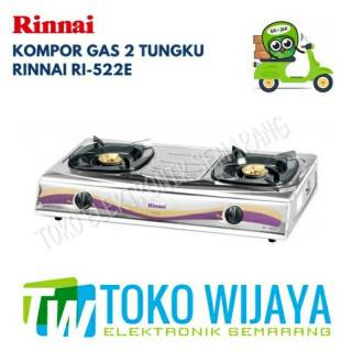Jual RINNAI KOMPOR GAS 2 TUNGKU RI 522E 522CE 522C API BIRU BURNER ...
