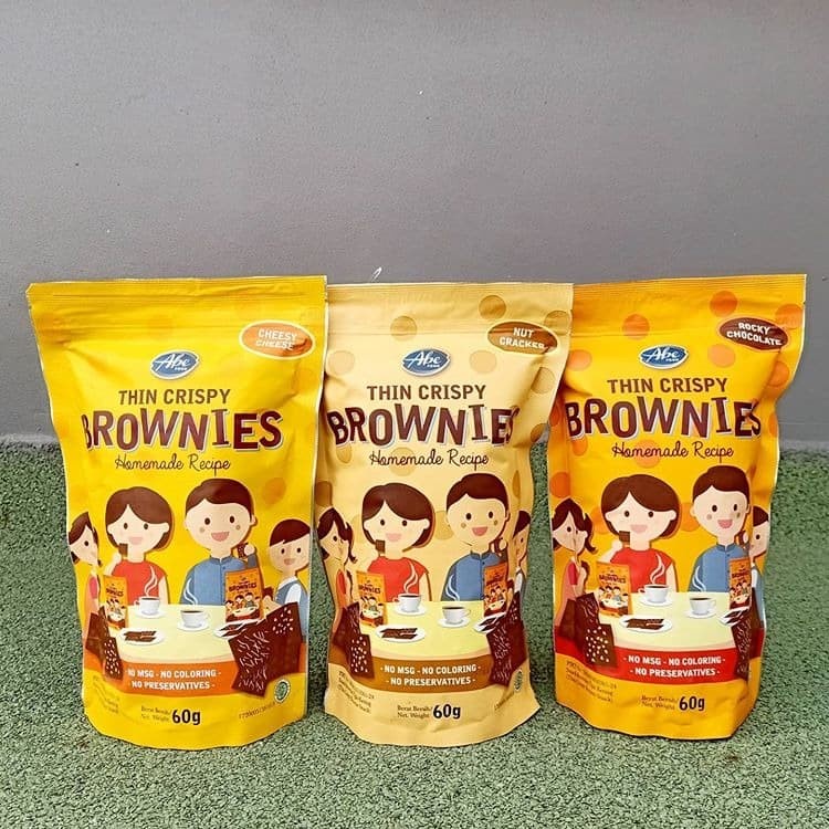 Jual Abe Food Brownies Thin Crispy Biskuit Snack Bayi Organik 60gr ...