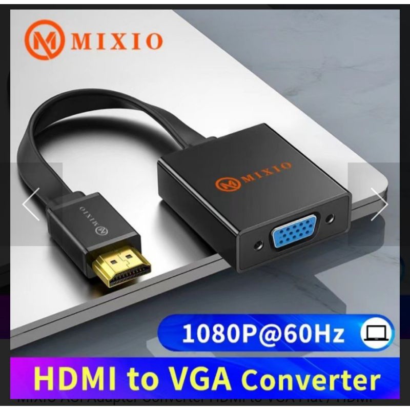 Jual Moxio Hdmi to vga Flat / Hdmi to vga Converter | Shopee Indonesia