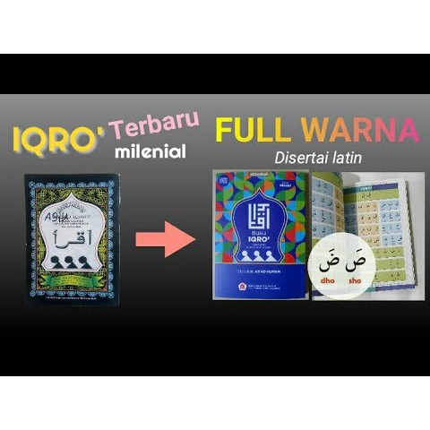 Jual Buku Iqro Cara Cepat Membaca Al-Qur'an Edisi Milenial A5 - ORI ...