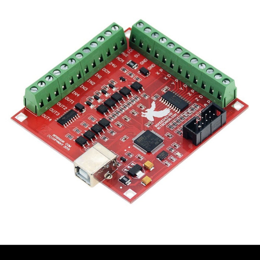Jual CNC mach3 USB CNC controller interface MACH3 Breakout Board 4 Axis ...