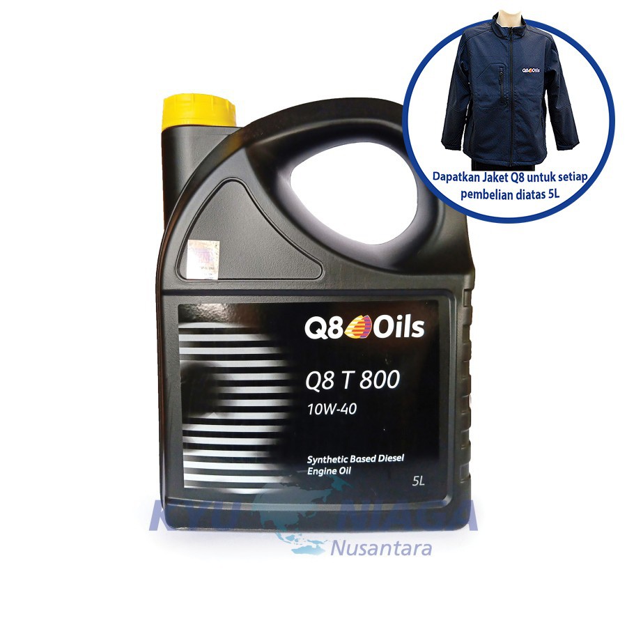 Jual Q8 T 800 10W40 CI-4 (5L/ Galon) | Shopee Indonesia