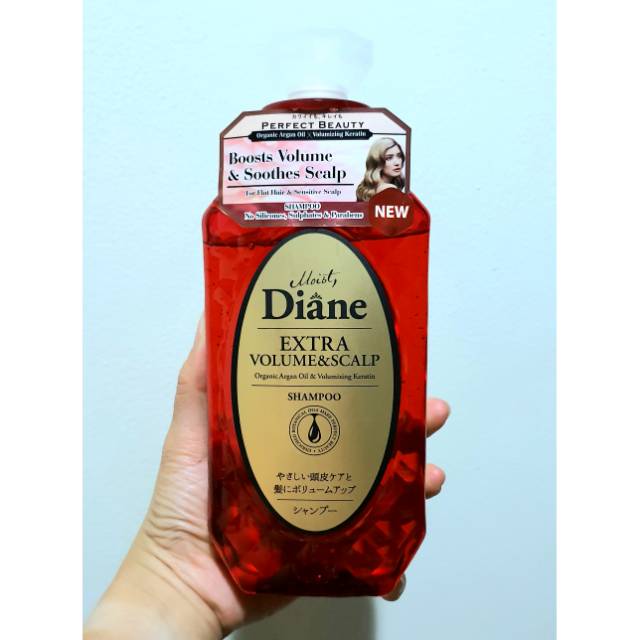 Jual Shampo Diane Extra Volume & Scalp 450ml(Merah) | Shopee Indonesia