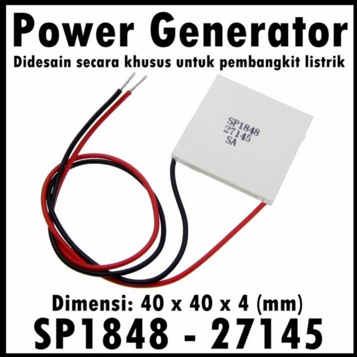Jual Peltier TEG SP1848 27145 SA Power Generator Keramik Pembangkit Listrik | Shopee Indonesia