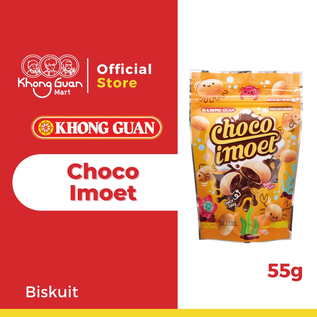 Jual KHONG GUAN Choco Imoet Kukis Pack 55 Gram | Shopee Indonesia