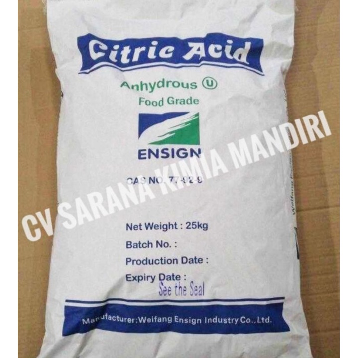 Jual ASAM SITRAT / CITRIC ACID / SITRUN | Shopee Indonesia