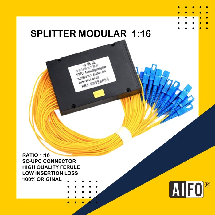 Jual Pasif Splitter / Passive Splitter Modular 1:16 AIFO Original sc ... Jual Pasif Splitter / Passive Splitter Modular 1:16 AIFO Original sc ...