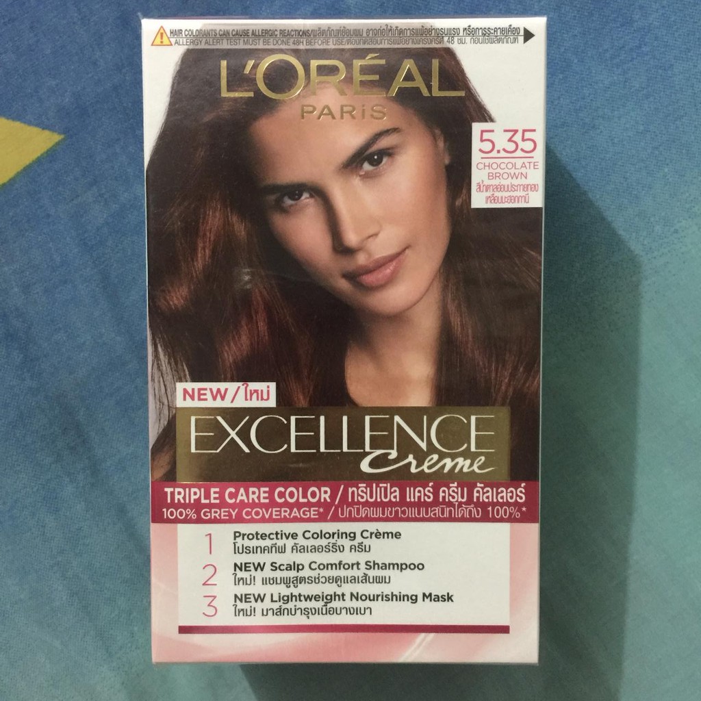 Jual Pewarna Rambut L'oreal Paris Excellence Creme (Chocolate Brown 5. ...