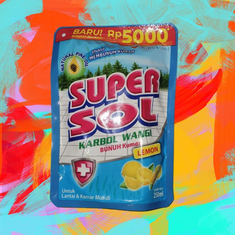 Jual Supersol Pouch 250 ml kemasan Goceng (Macam Macam Varian) | Shopee ...