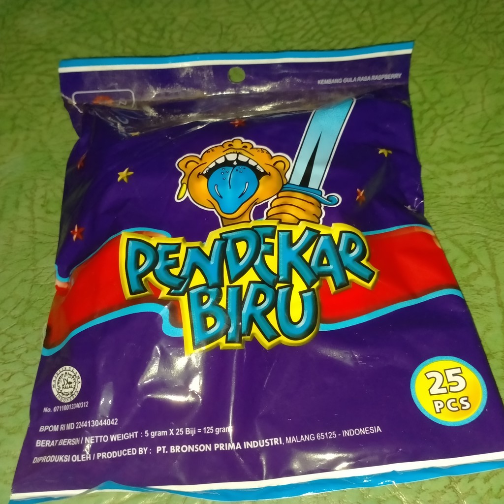Jual PERMEN PENDEKAR BIRU 125g (25x5g) | Shopee Indonesia
