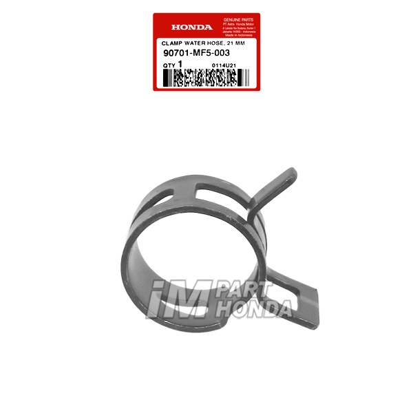 Jual 90701-MF5-003 Klem Kancingan Selang Radiator Clamp 21 MM Water ...