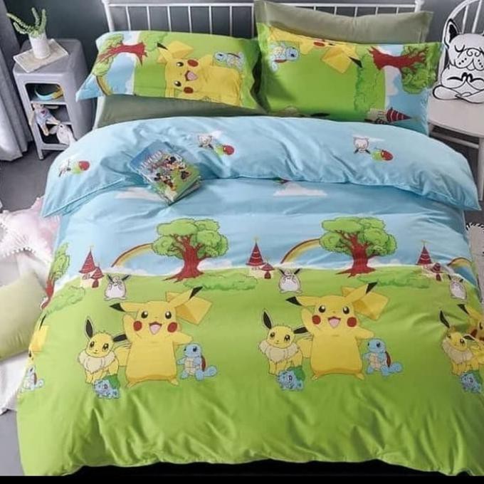 Jual Bedcover Set Seprai Katun Jepang Asli Motif Pokemon 120×200×40 ...