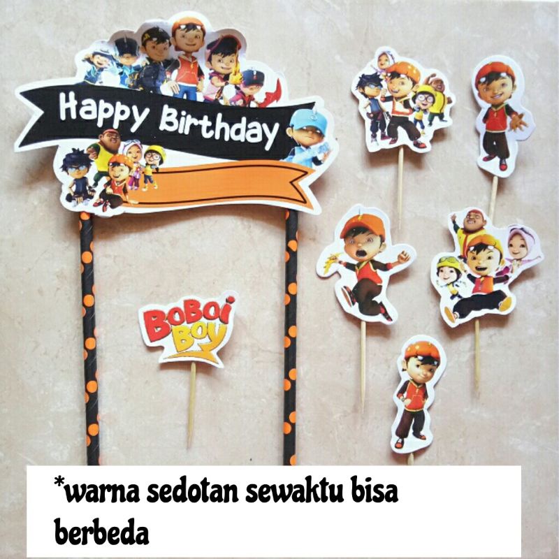 Jual topper toper tusukan hiasan kue cake nasi tumpeng ulang tahun ...