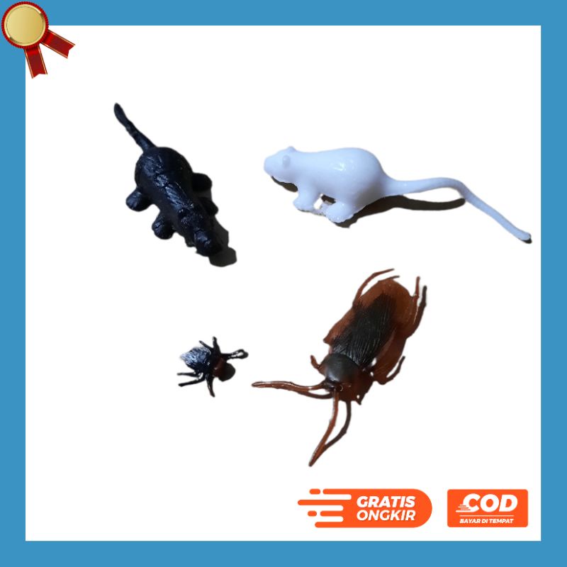 Jual kecoa mainan , kecowa , mainan prank , kecoa karet | Shopee Indonesia