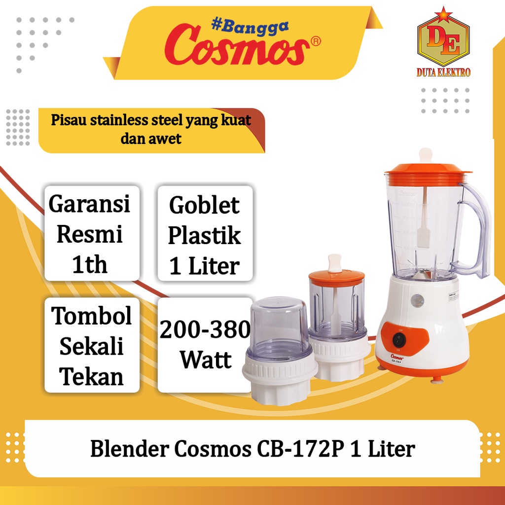 Jual Blender Cosmos CB 172 P 1 Liter | Shopee Indonesia