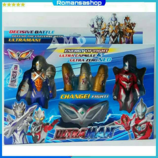 Jual Mainan topeng robot ultraman iron man legend hero action figure ...