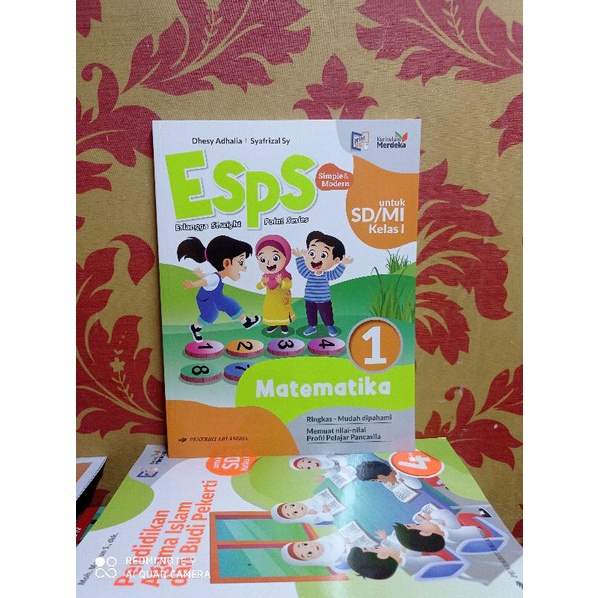 Jual OBRAL Buku SD ESPS Matematika Kelas 1 SD / MI Kurikulum Merdeka Erlangga | Shopee Indonesia