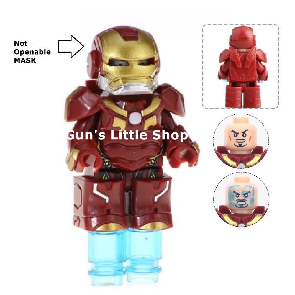 Jual Brick POGO XINH - Ironman War Armor War Machine Lego Tanpa Dus ...