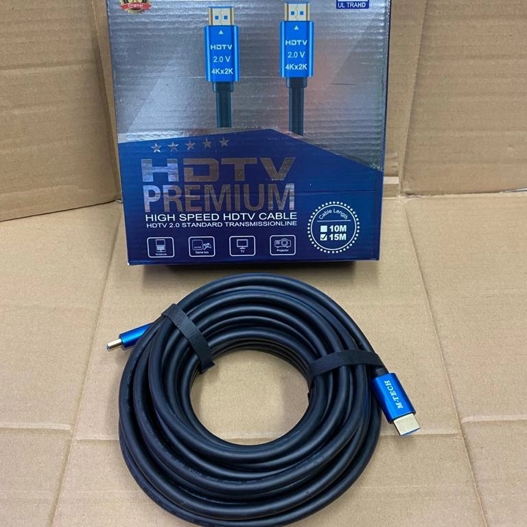 Jual Kabel HDMI 15M M-Tech V.2.0 4K Gold Plated HD Cable HDMI 15 Meter Versi 2.0 | Shopee Indonesia