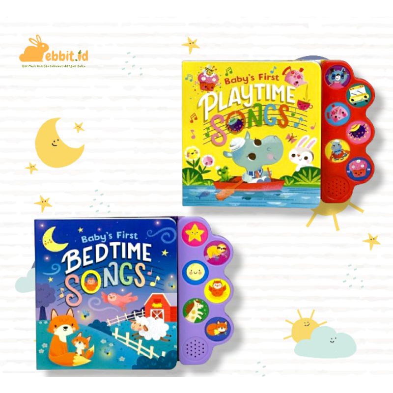 Jual Sound Book : Baby's First ( Playtime Songs / Bedtime Songs ...