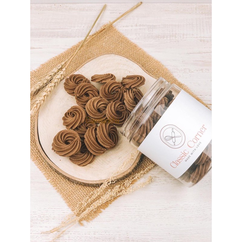 Jual Kue Kering Sagu Coklat Classic Corner | Shopee Indonesia