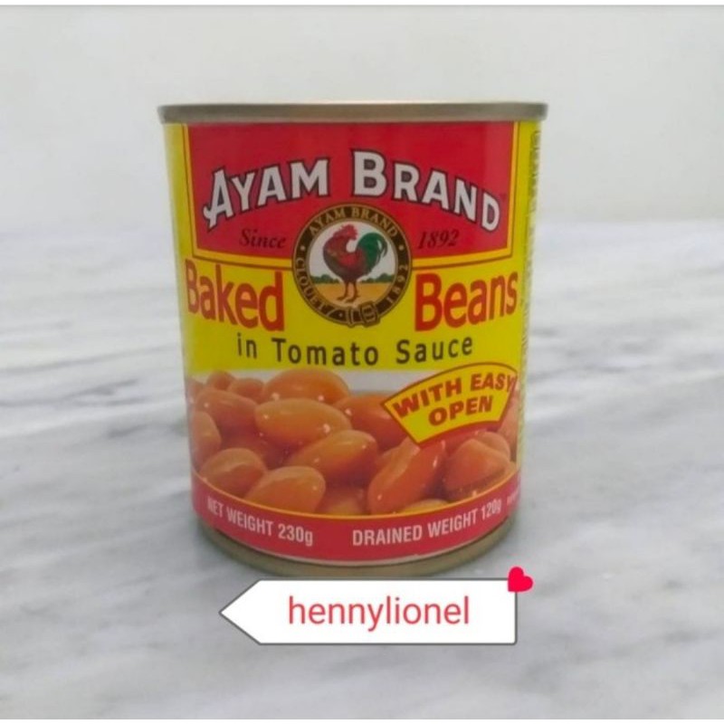 Jual ayam brand Baked Beans tomato 230gr | Shopee Indonesia