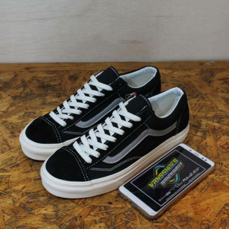 Jual VANS OLD SKOOL STYLE 36 BLACK STRIP GREY | Shopee Indonesia