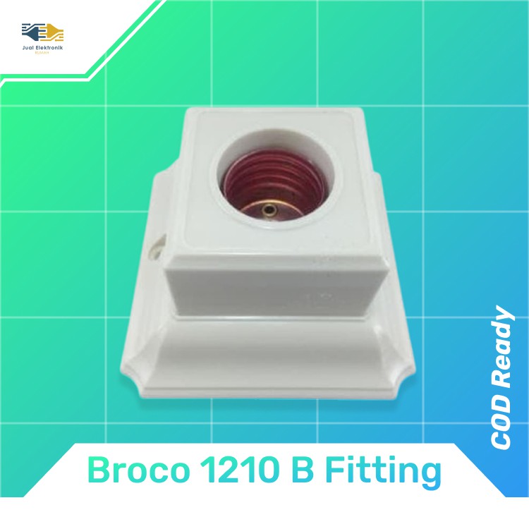Jual Broco 1210 (B) Fitting Plafon Besar Fitting Lampu | Shopee Indonesia