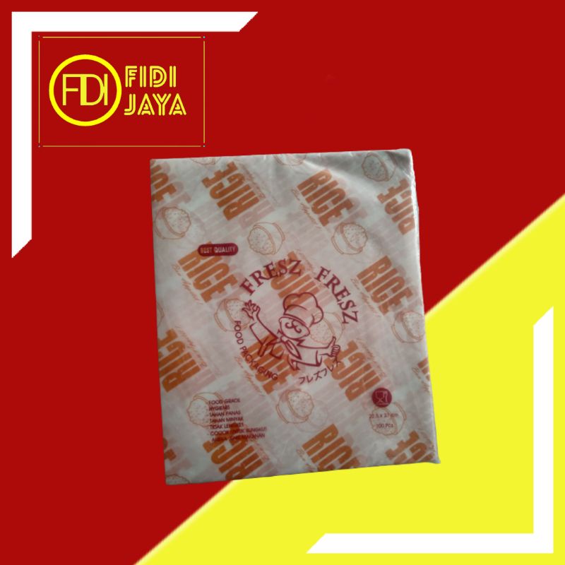 Jual FOOD PACKAGING RICE WRAPPER BUNGKUS NASI KFC MCD | Shopee Indonesia