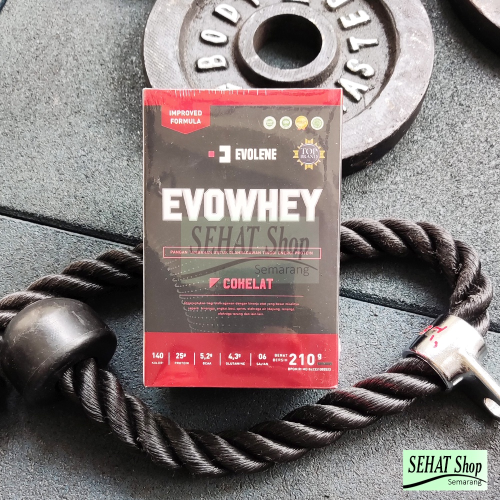 Jual EVOWHEY 6 Sachet Evolene Whey Protein Cokelat - Susu Protein ...
