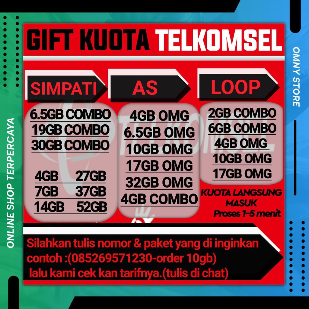 Jual KUOTA TELKOMSEL MURAH | Shopee Indonesia