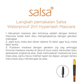 Jual SALSA Bold Eyeliner | 2in1 Hyperlash | 2in1 Longlasting Waterproof ...
