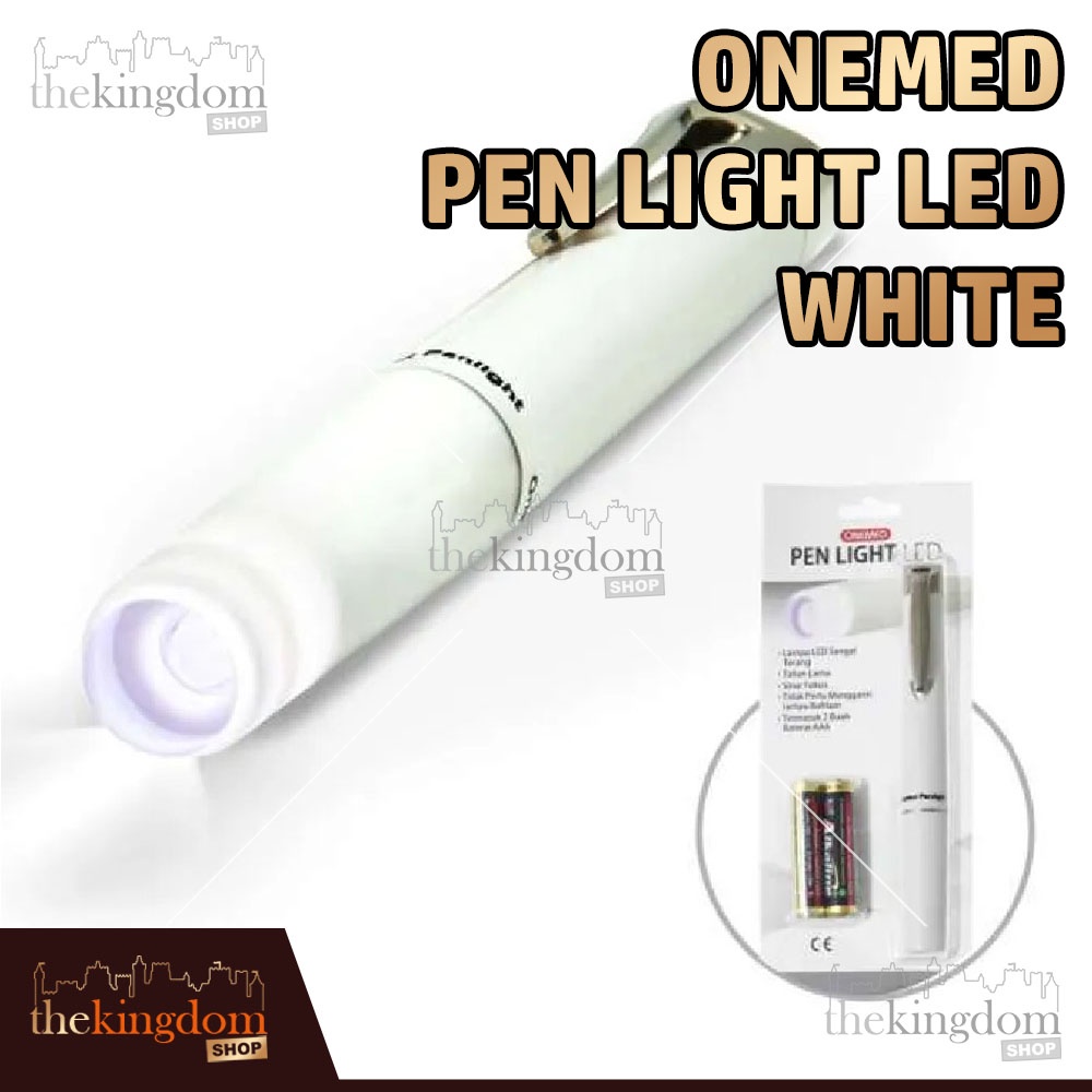 Jual Onemed Pen Light LED Senter Medis Penlight Lampu Sinar Terang ...