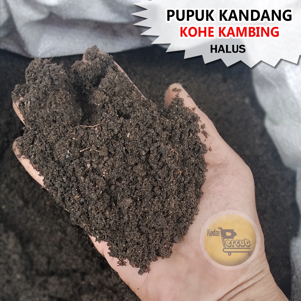 Jual Pupuk Kandang Organik Kohe Kambing (Halus) | Shopee Indonesia