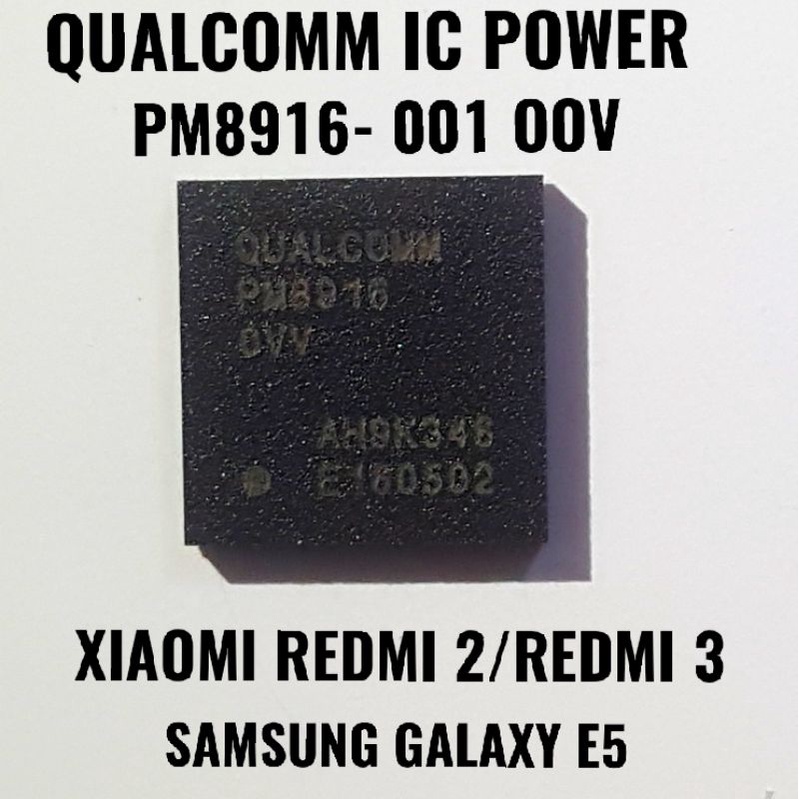 Jual Original New - QUALCOMM IC Power PM8916 001- PM 8916 - 001- Redmi 2 Redmi 3 Samsung Galaxy ...