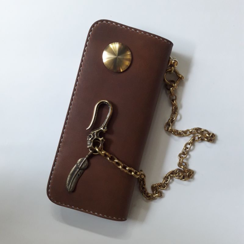 Jual Dompet Rantai Solid Brass Dan Concho Solid Brass Kulit Sapi ...