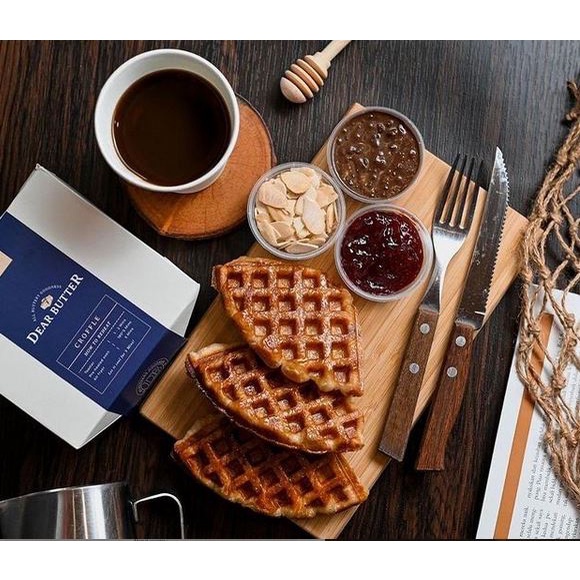 Jual READY CIKARANG 15 MAR 2025 - 3 PCS CROFFLE DEAR BUTTER ORIGINAL ...