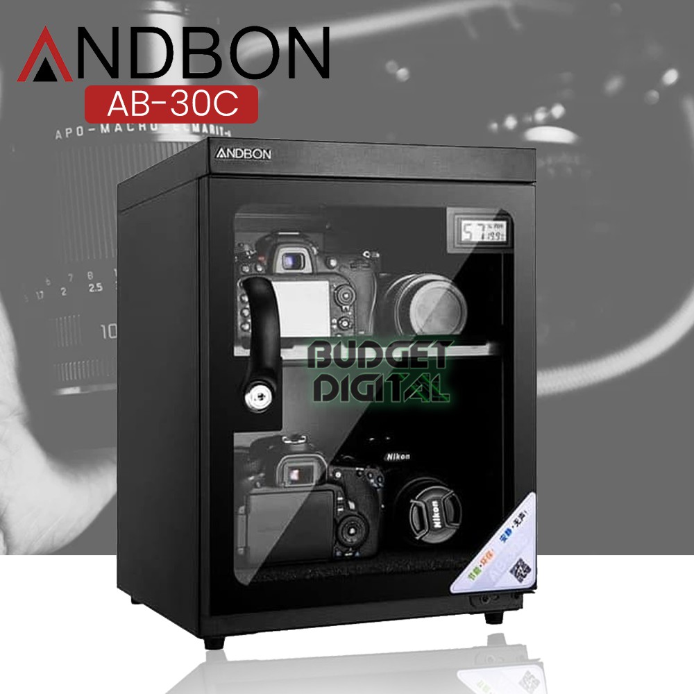 Jual Dry Box / Dry Cabinet ANDBON AB-30C Digital for CAMERA AND LENS ...