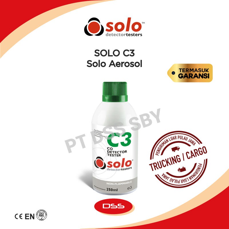 Jual Solo C3 - Carbon Monoxide CO Detector Tester - 250 ml | Shopee ...