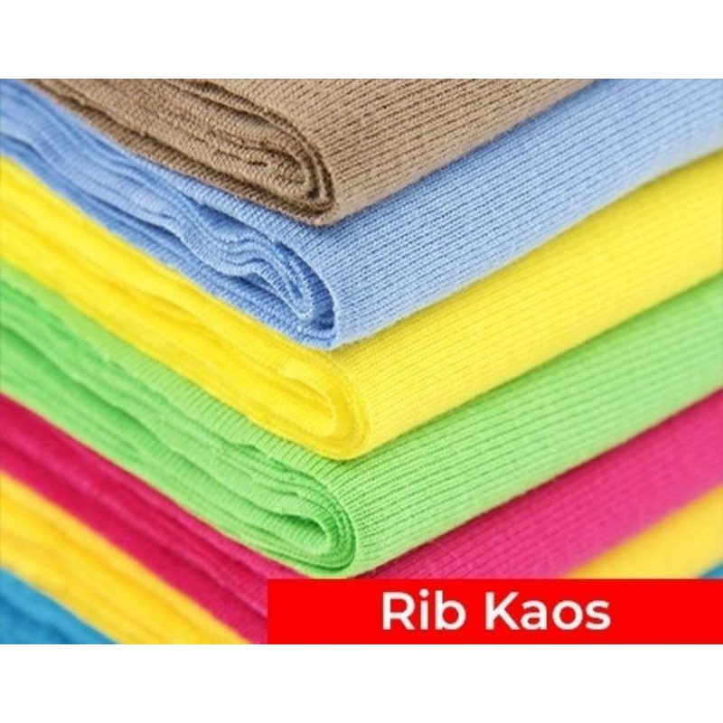 Jual Kain RIB Kaos Katun per piece | Shopee Indonesia
