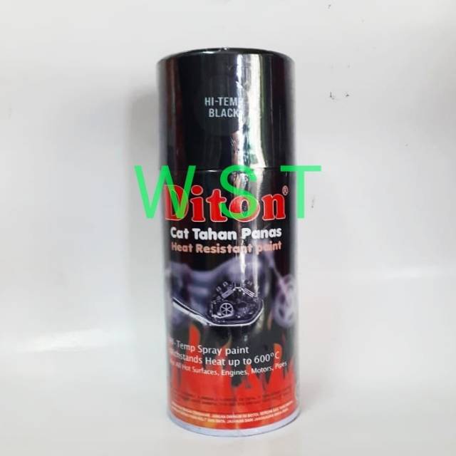 Jual DITON HI TEMP BLACK Hitam Cat Semprot Pilox Pylox Tahan Panas | Shopee Indonesia