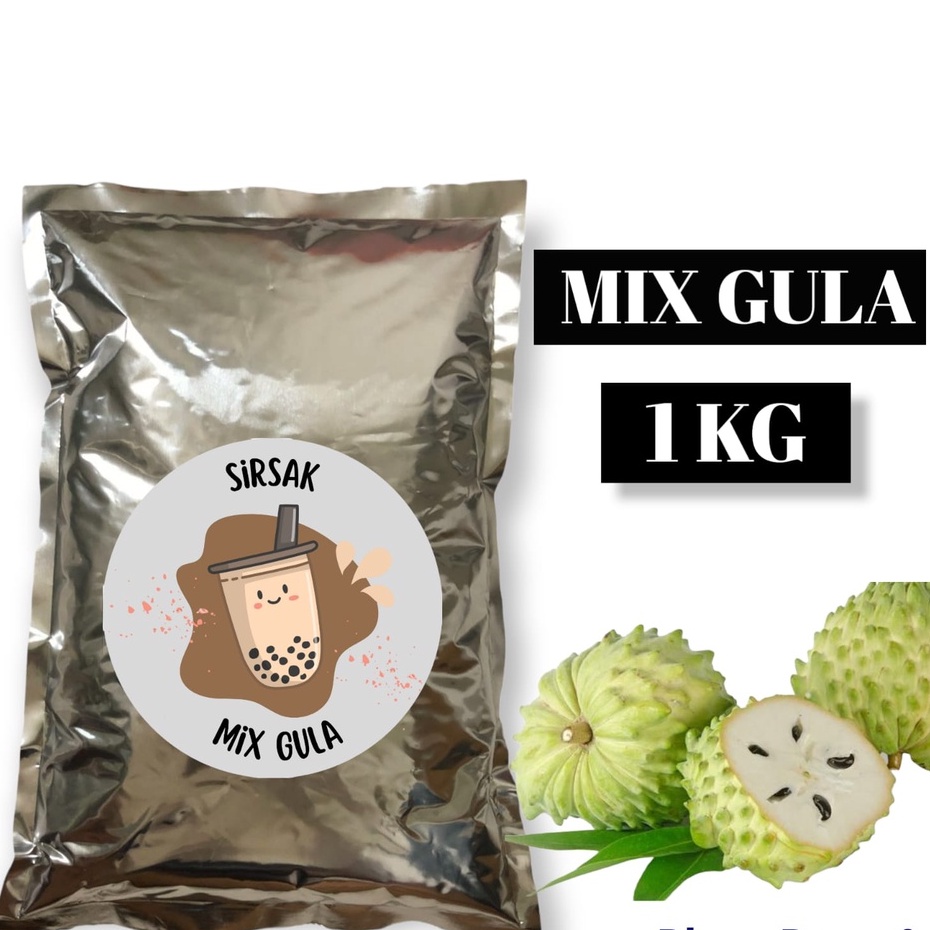 Jual BUBUK MINUMAN BOBA / SERBUK MINUMAN / POWDER DRINK RASA SIRSAK 1KG ...